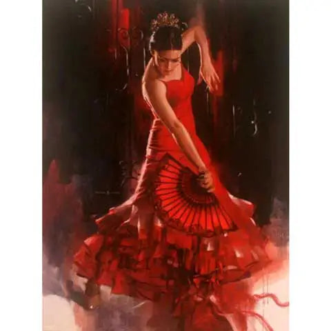 Broderie Diamant Danseuse Flamenco | My Diamond Painting